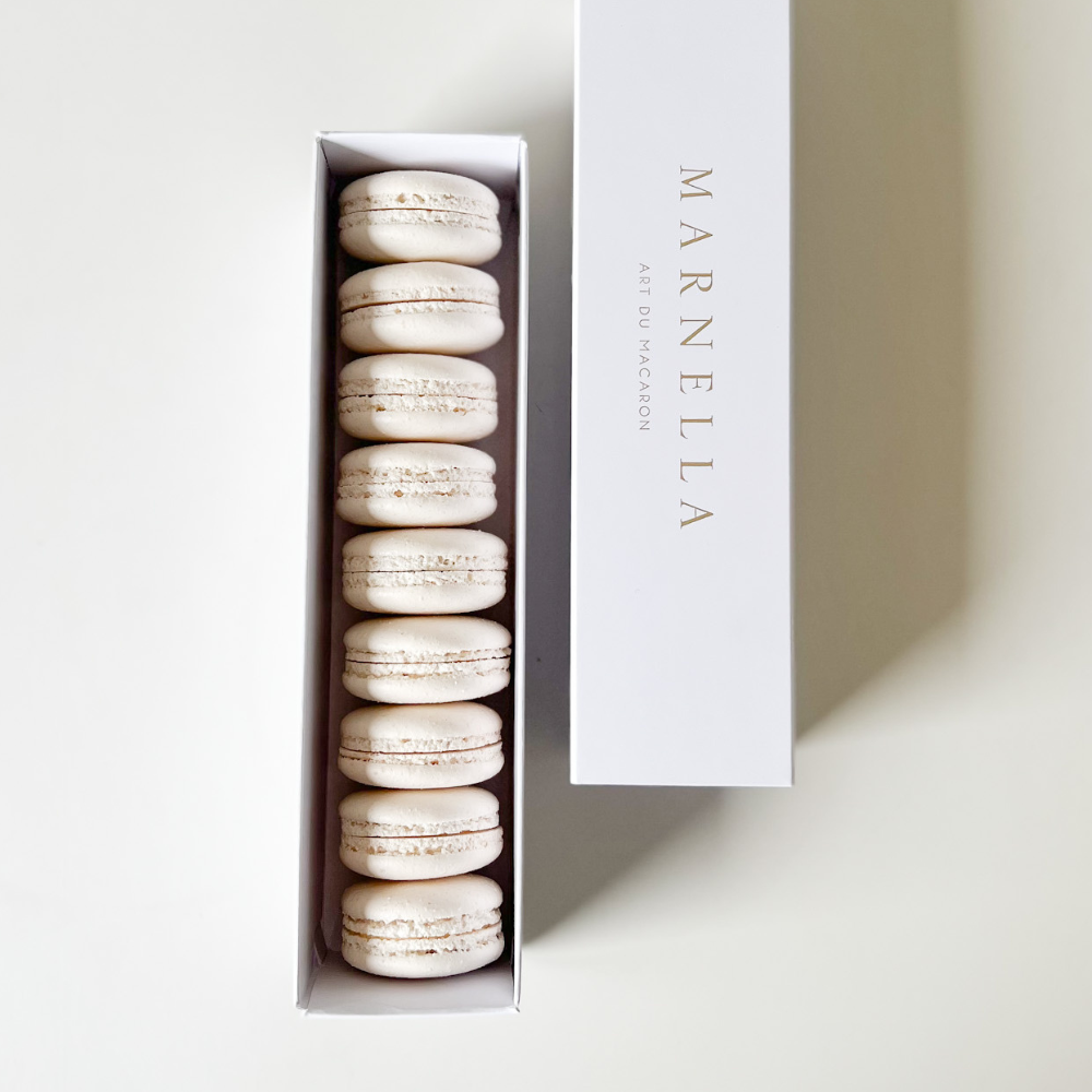 ALL WHITE MACARON SLEEVE – Marnella Art du Macaron